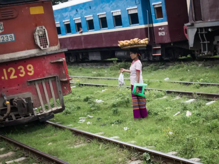 The Trundling Yangon to Bagan Train - The Roaming Fork