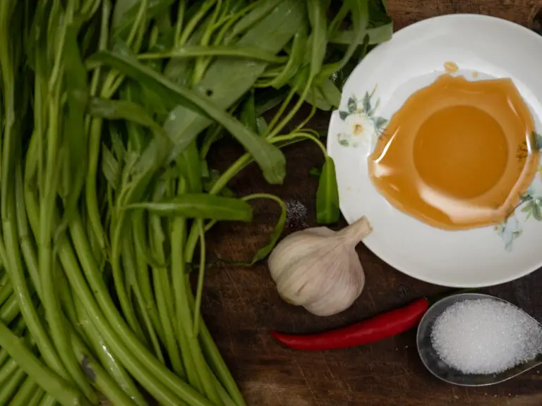 Morning Glory Vegetable Stir-fry (Rau Muong) - The Roaming Fork